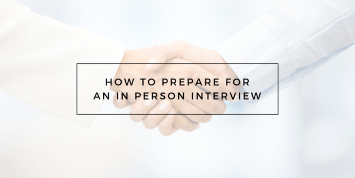 How to Prepare for an In Person Interview - The Career Force