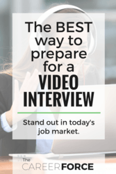 How to Prepare for a Live Video Interview - The Career Force