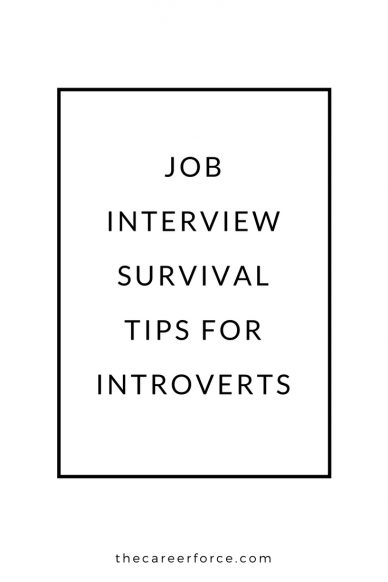 Job Interview Survival Tips for Introverts