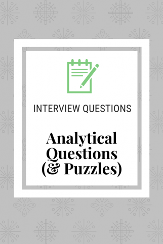Analytics Interview Questions & Puzzles